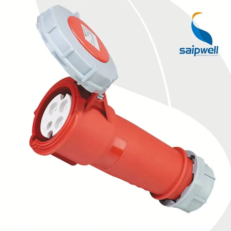 Iso 16a 32a 63a 3 Phase Weatherproof Industrial Plug Socket 220v 16a ...