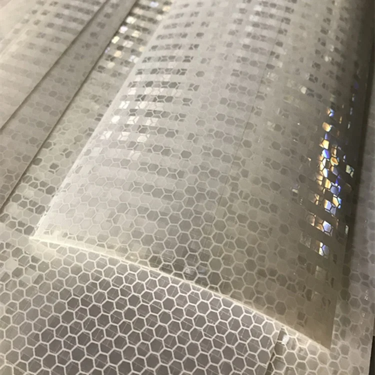 Factory price printable prismatic honeycomb reflective vinyl sheeting ...