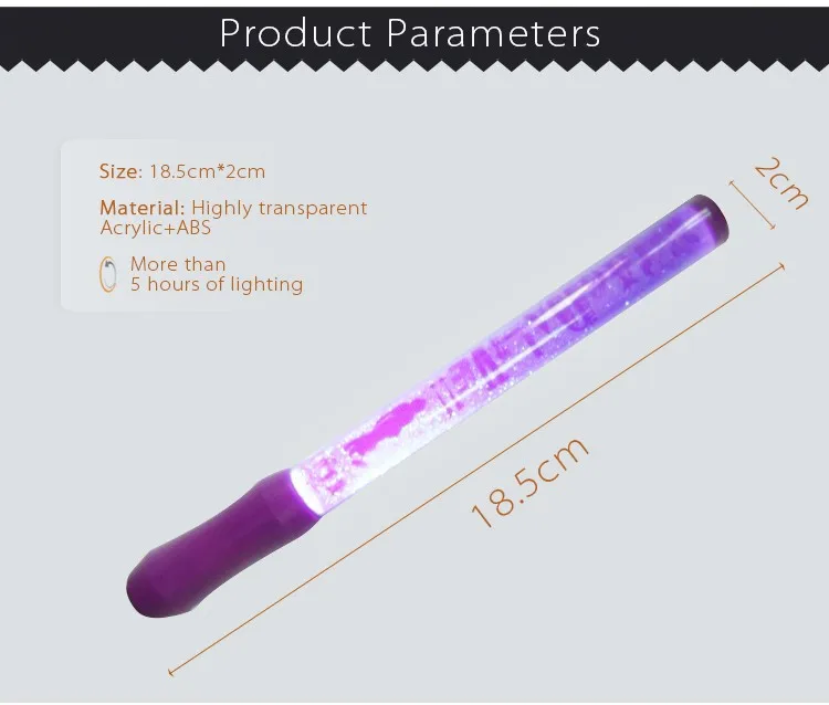 Customized New Music Glow Handheld Concert Led Light Stick Remote ...