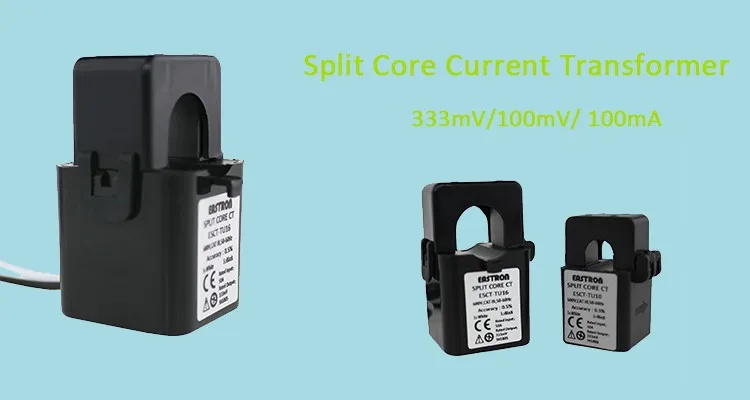Eastron ESCT-TA Series MA Current Sensor, 5A to 600A Split Core ...