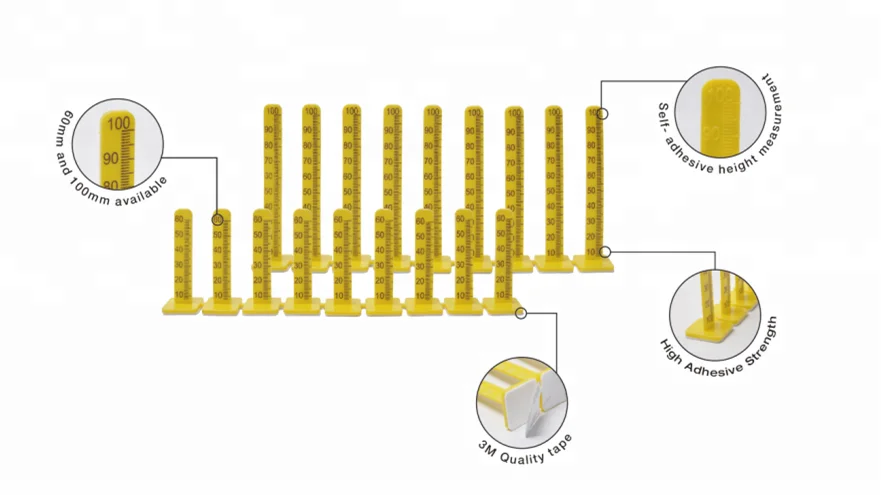 Plastic and Self-Adhesive Height Measurement Pins| Alibaba.com