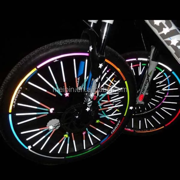 Custom Adhesive Bike Reflective Wheel Rim Sticker| Alibaba.com