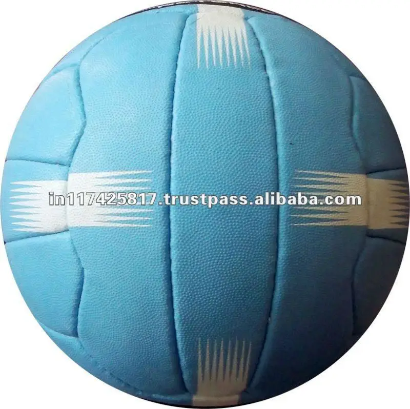 High Quality Netball Blue Color All Sizes Custom Design Rubber Ball ...