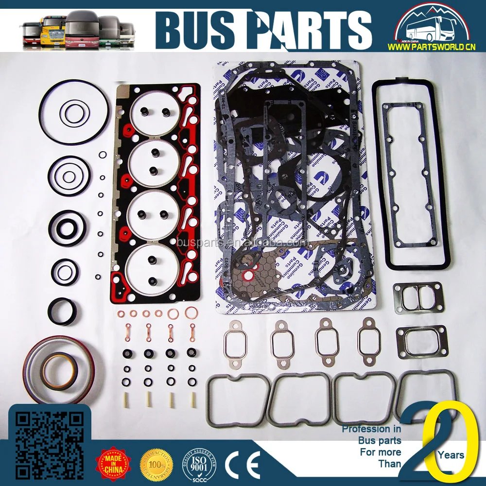 Yuchai Engine Parts 6ct Cylinder Head Gasket Set Motor Diesel 4955356 ...