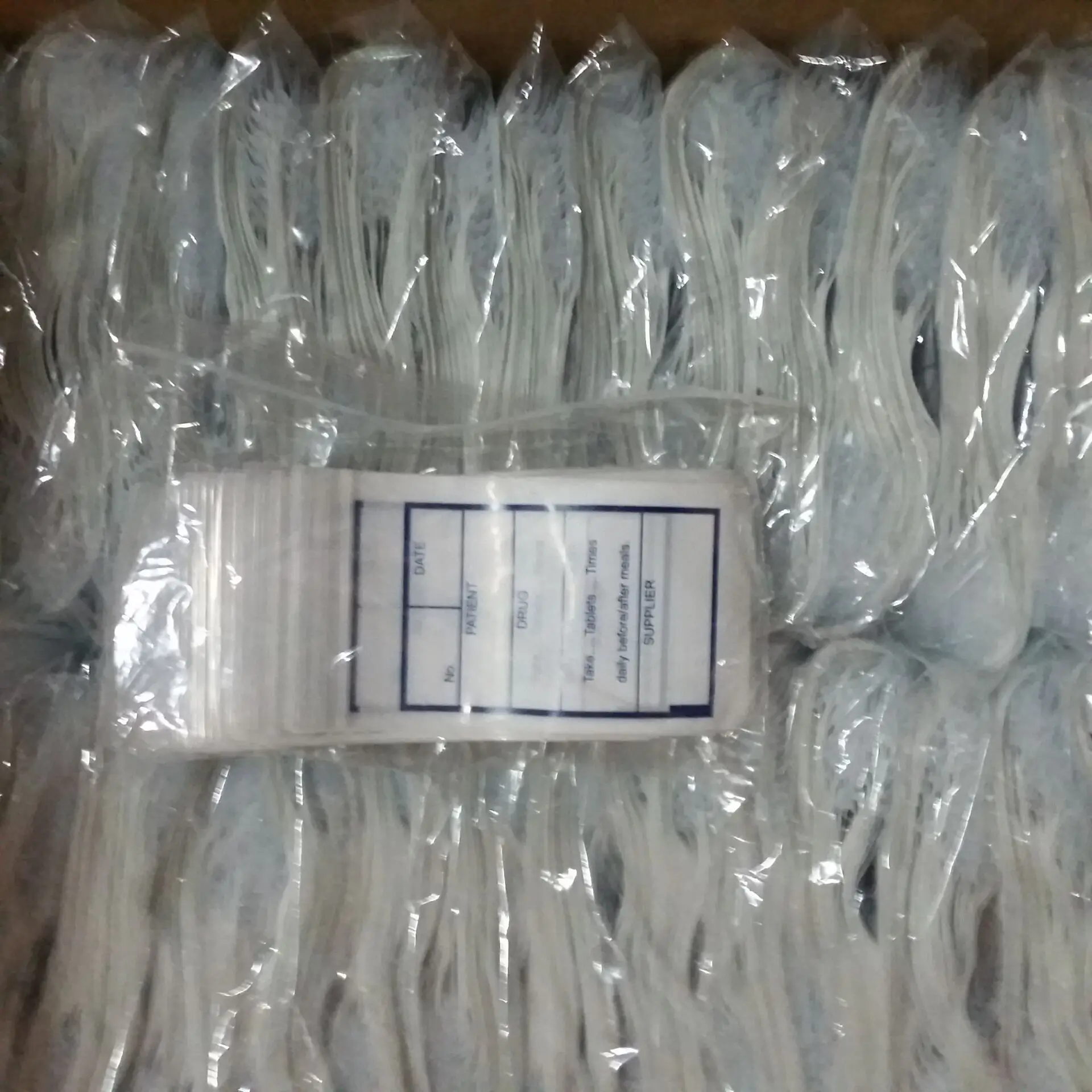 Yurui Medical Grade Plastic Small Size Medicine Zipper Drug Packing ...