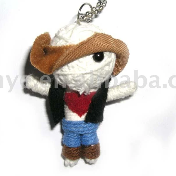 Sundysh Handmade Cowboy String Voodoo Doll Keychain| Alibaba.com