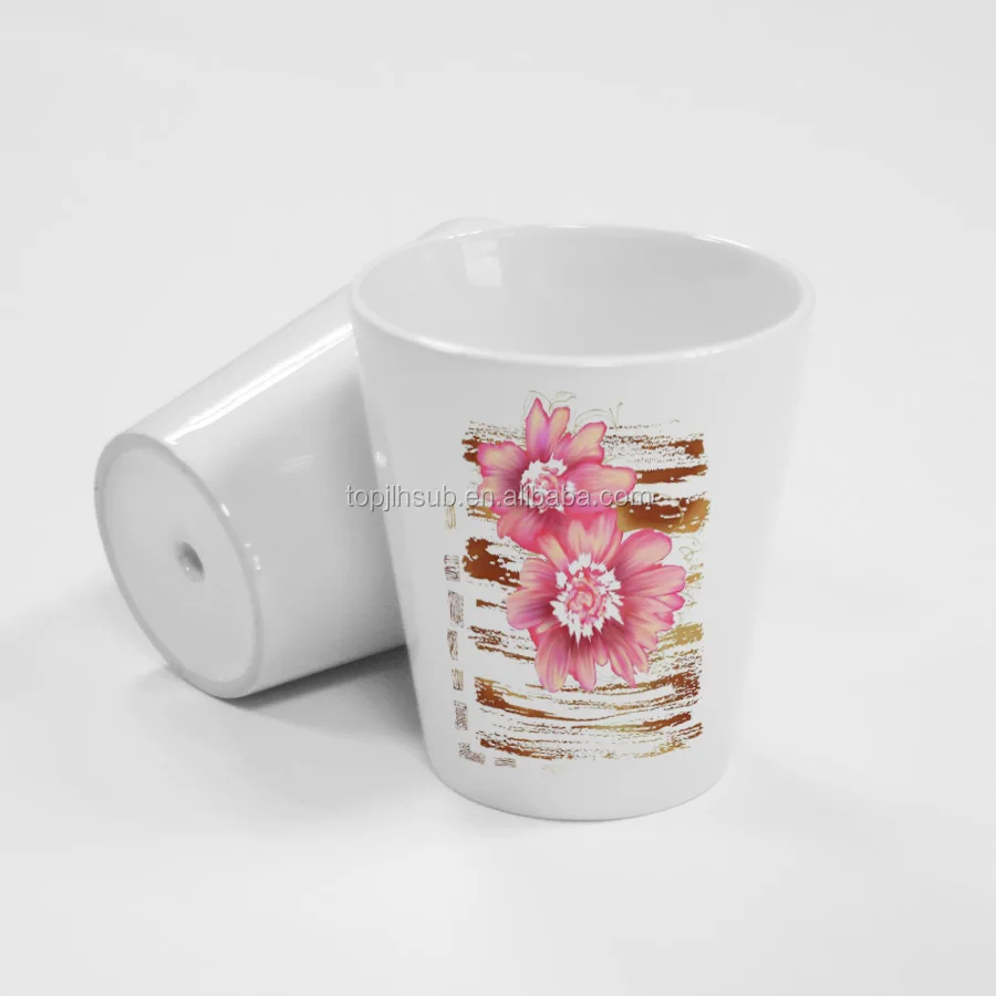 Diy Sublimation Blank 12oz Ceramic Flower Pot Plant Pot For Home Garden ...