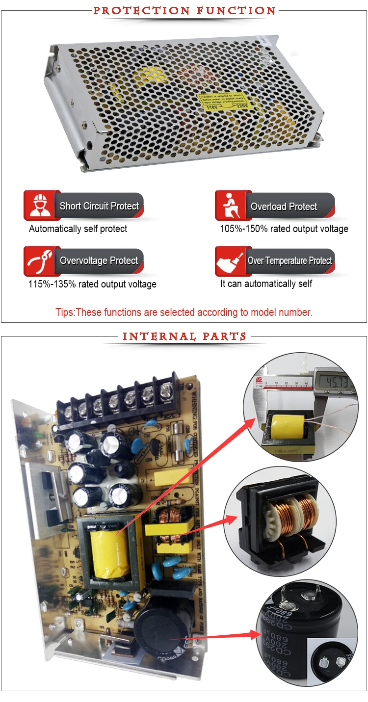 Nes-350 350w 5v 12v 15v 24v 37v 36v 48v 60v 70v 110v Led Driver - Buy ...