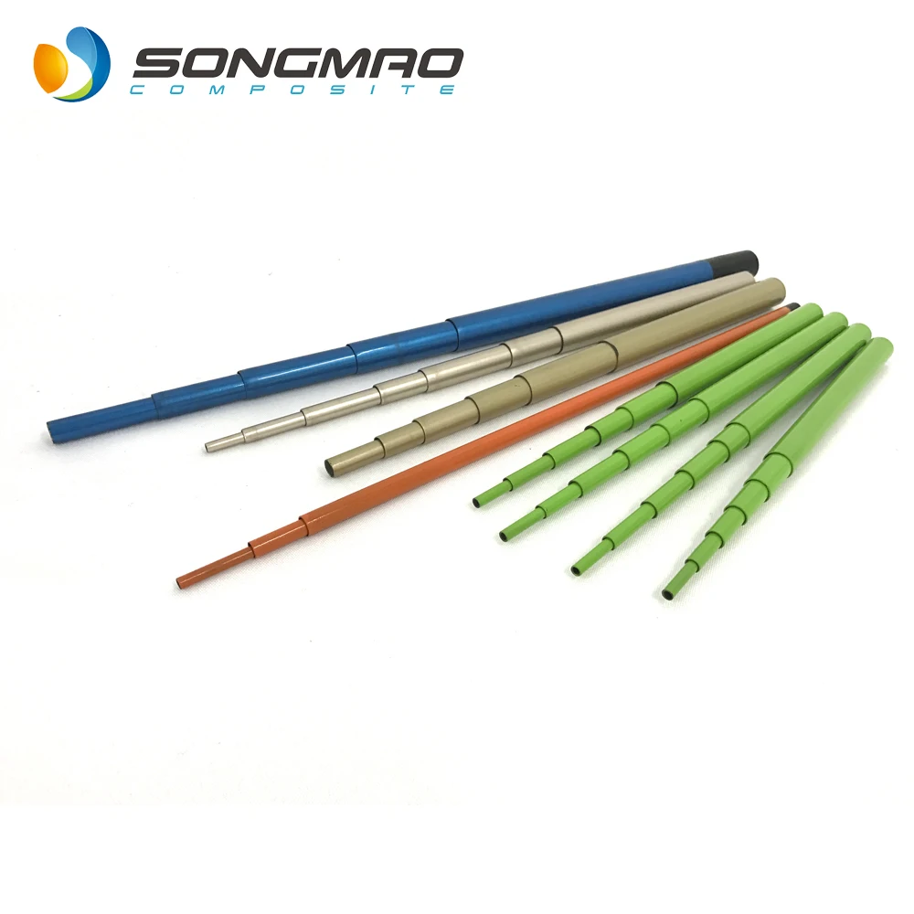 High Strength FRP Fiberglass Telescopic Mast Pole for Flag Antenna Mast