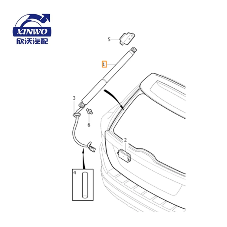 Oe 31479627 汽车电源尾门提升 Vol-vo 自动后备箱 Xc60-17 - Buy 提升自动后备箱套件 Product on ...
