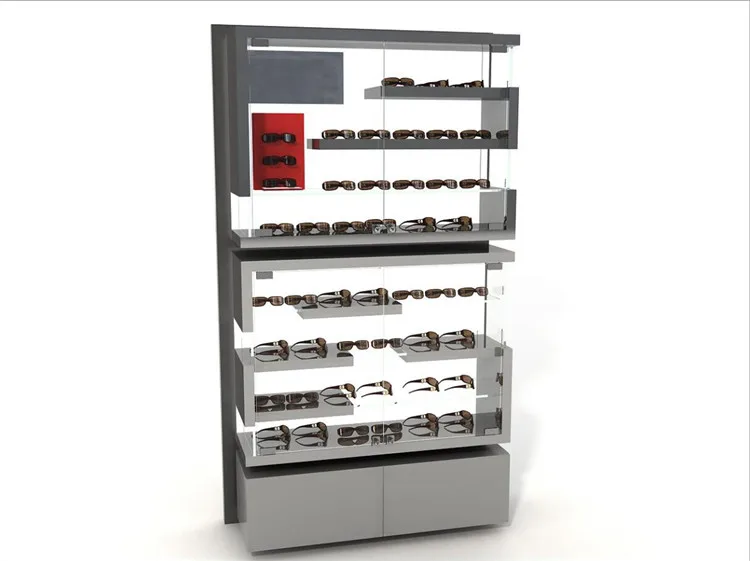 Free Standing Optical Displays - Customized Eyewear Showcases