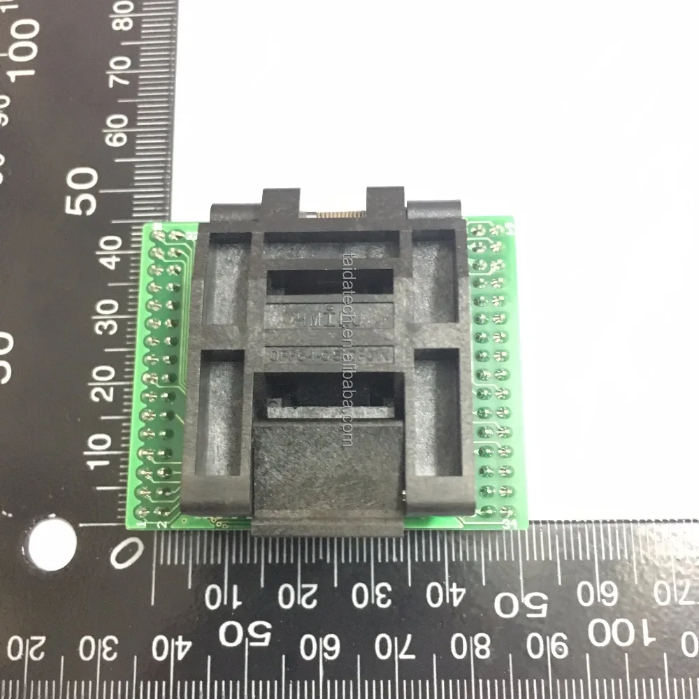 Taidacent Tqfp64 A Dip64 Socket De Prueba 0,5 Pitch Socket Programación ...