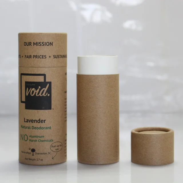 Customized Biodegradable Waterproof Deodorant Paper Boxes Stick ...