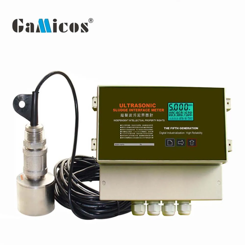 Gut730 Rs485 4-20ma Ultrasonic Depth Sensor Underwater River Sediment ...