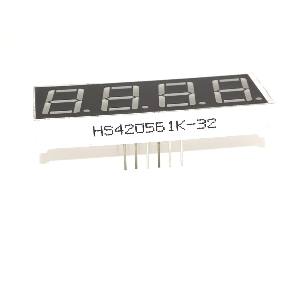 4-digit 7 Segment Display - 0.56 LED Module Common Anode/cathode