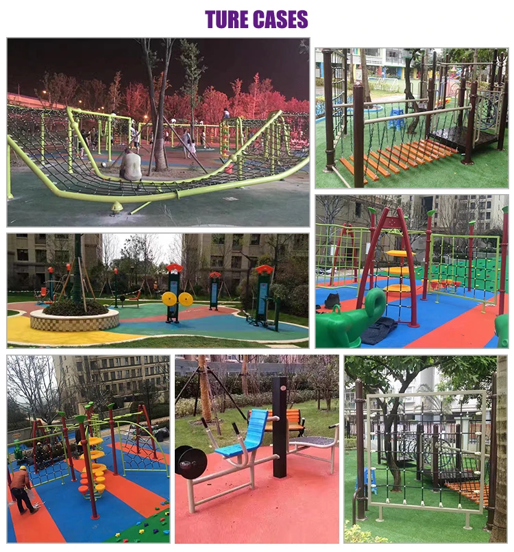 Children Outdoor Rope Plastic Climbing Frame - Multi-Function Fitness ...