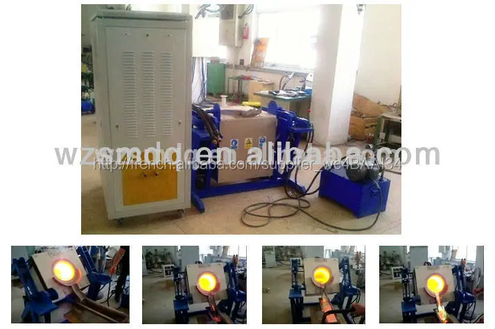 50 Kg De Fer,Acier De Fusion Par Induction Four,Induction Smelter-90kw ...