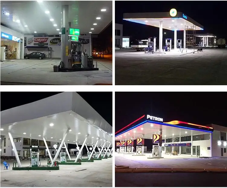 ZGSM Commercial LED Fuel Pump Canopy Lights - 80W Efficiency