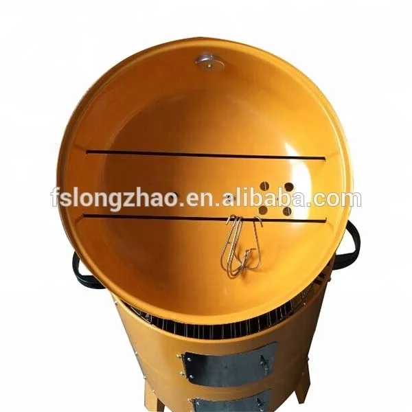 Outdoor Camping 3 Layers Charcoal Grill Oven Barbecue Vertical Barrel ...