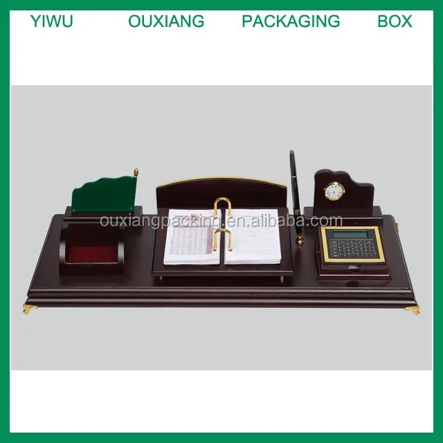 Luxury Hot Sale New Design Desk Wooden Calendar with Box