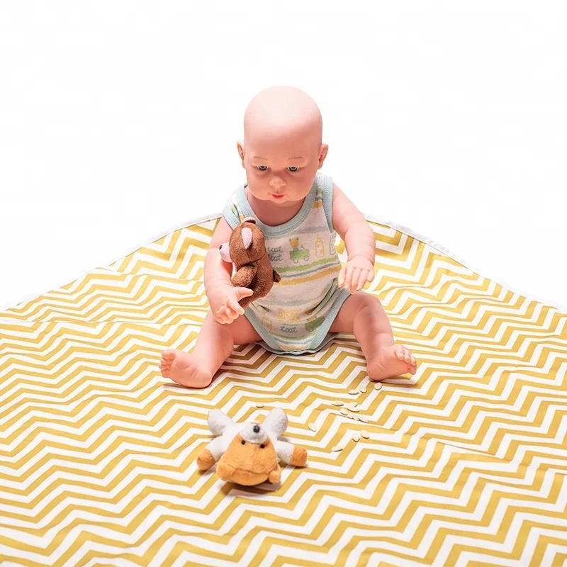 Splat Mat For Under High Chair,Washable Baby Spill Mat Waterproof Anti ...