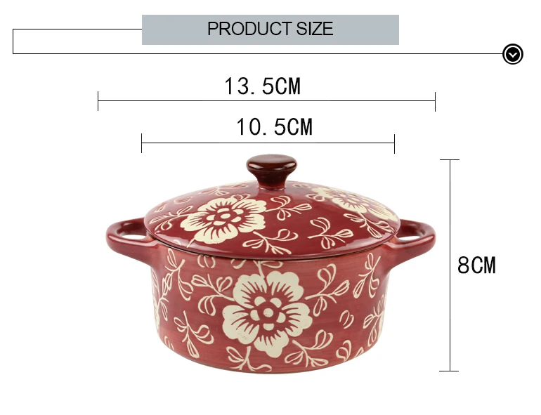Mini Cute Insulated Casserole Dish Restaurant Kitchenware Ceramic Food ...