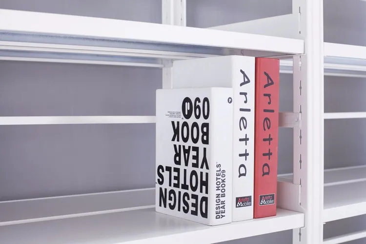 Bookshelf Metal Library Book Storage Display Cabinet Living Room Book ...