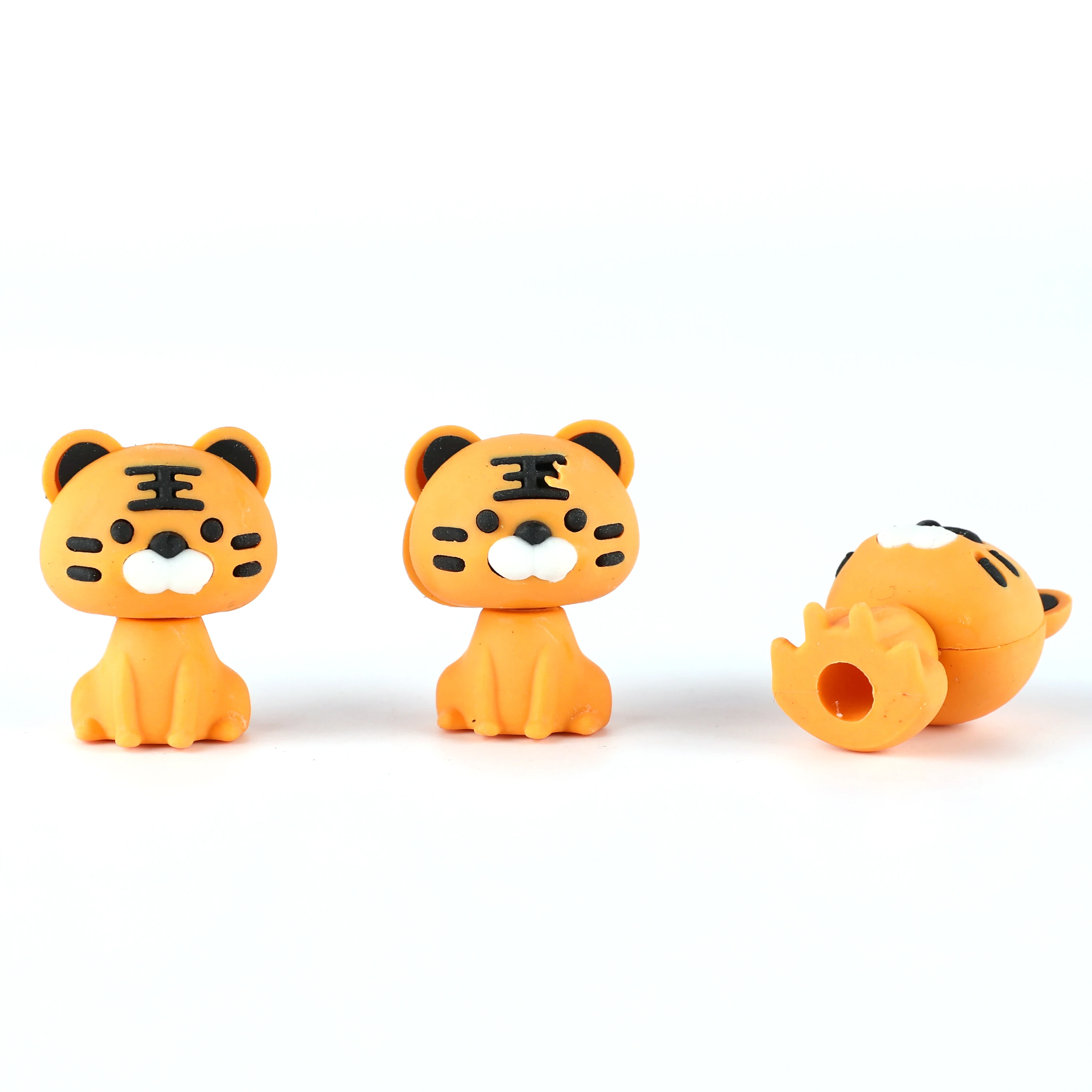 Soododo Xddz3 Oem Wholesale Mini Pencil Rubber Cute Cartoon Tiger Shape ...