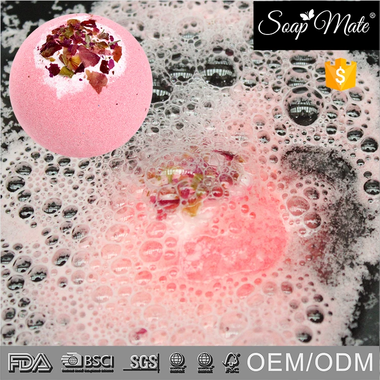 Natural Moisturizer Organic Bath Bomb 12pcs Flower Bath Fizzer Gift Box ...