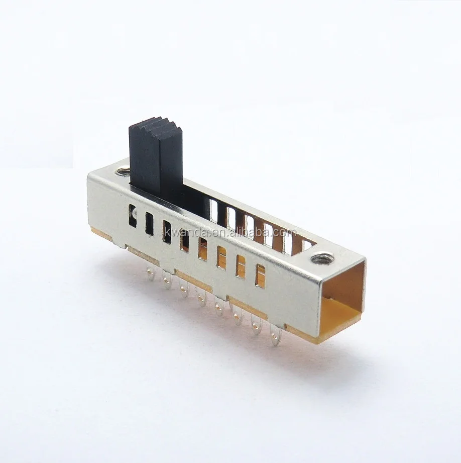 헤어 드라이어 0.3A 50V DC 기계식 10000 사이클 수명 1P8T 8 핀 8 위치 수직 슬라이드 스위치| Alibaba.com