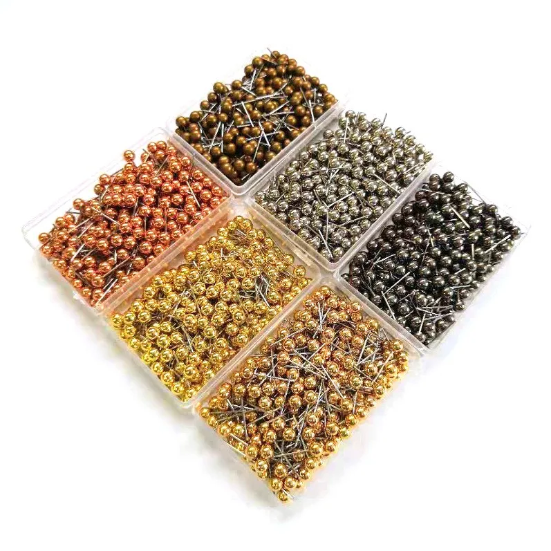 Metallic Color Head Marking Push Pins - Buy Metallic Push Pins,Map Pins ...