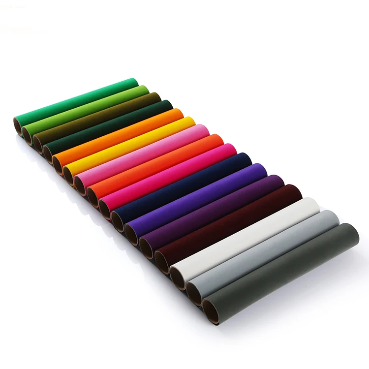 DETU Flock Textile - 3D Flock Heat Transfer Vinyl Roll