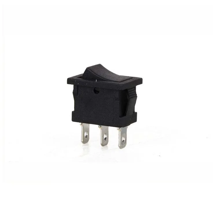 KCD1-103B-T 6A 250V AC on off Rocker Switch - 100,000 Cycles