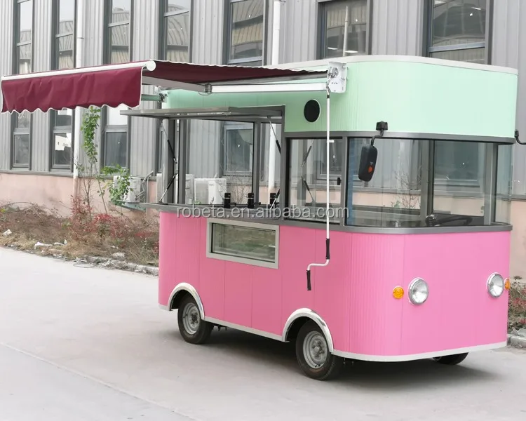 2016 Hot Sale Mobile Food Cart with Frozen Yogurt Machine/mobile Dining ...