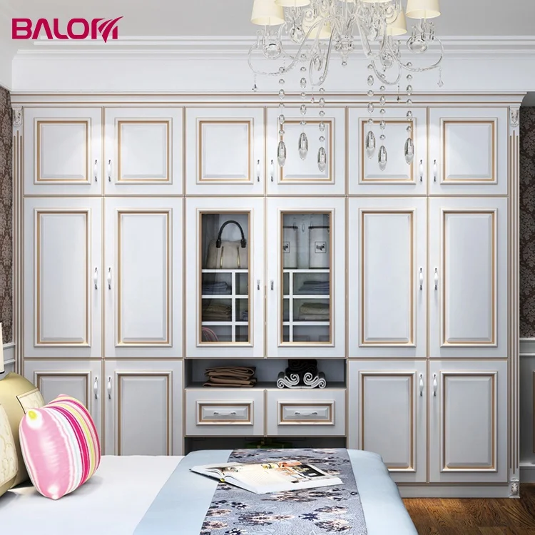 Modern Design Walk-In Closet Custom Bedroom Furniture Sliding Solid ...