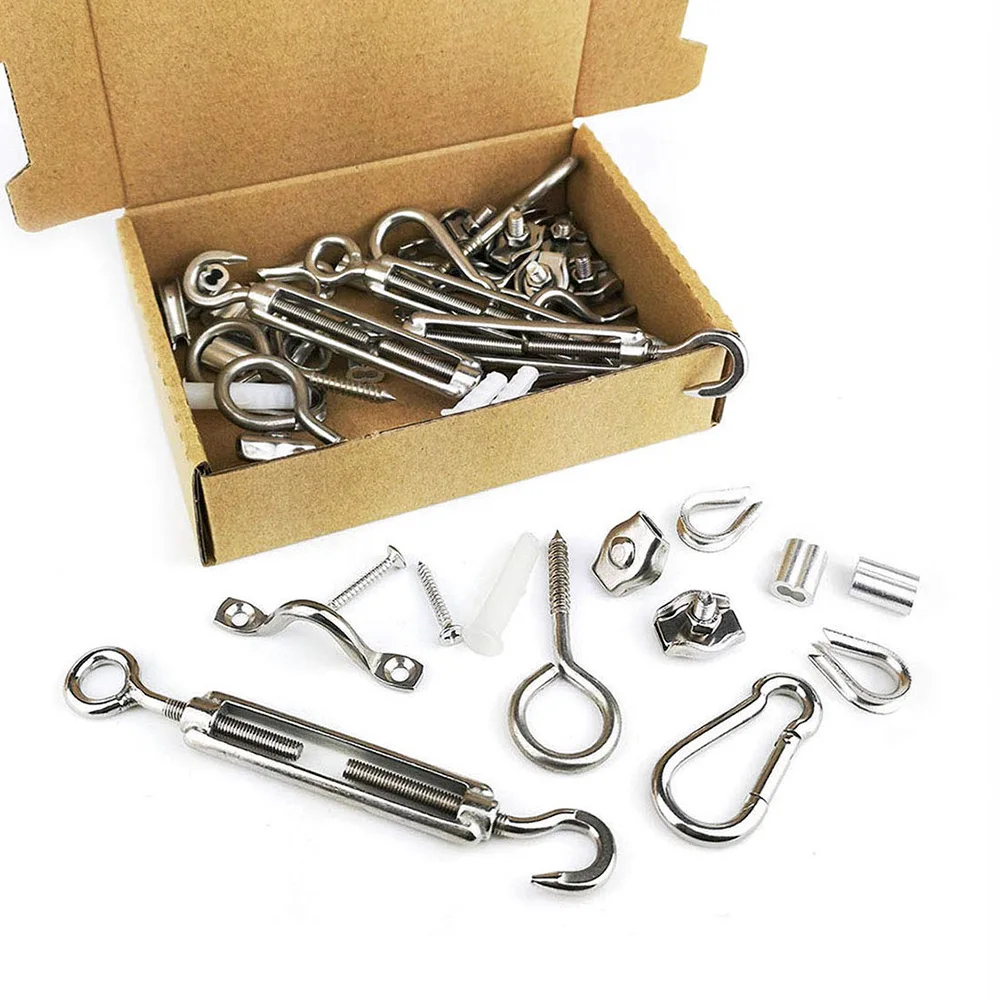 304 & 316 Stainless Steel & Aluminum Heavy Duty Hardware Kit Cable ...