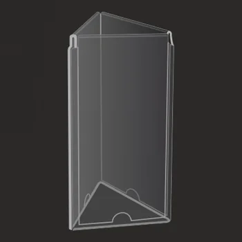 Clear Acrylic Table Tent Triangle Sign Holder Acrylic Menu Holder Stand ...