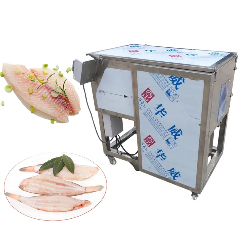Catfish bone removeal machine fish fillet cutting splitting machine ...