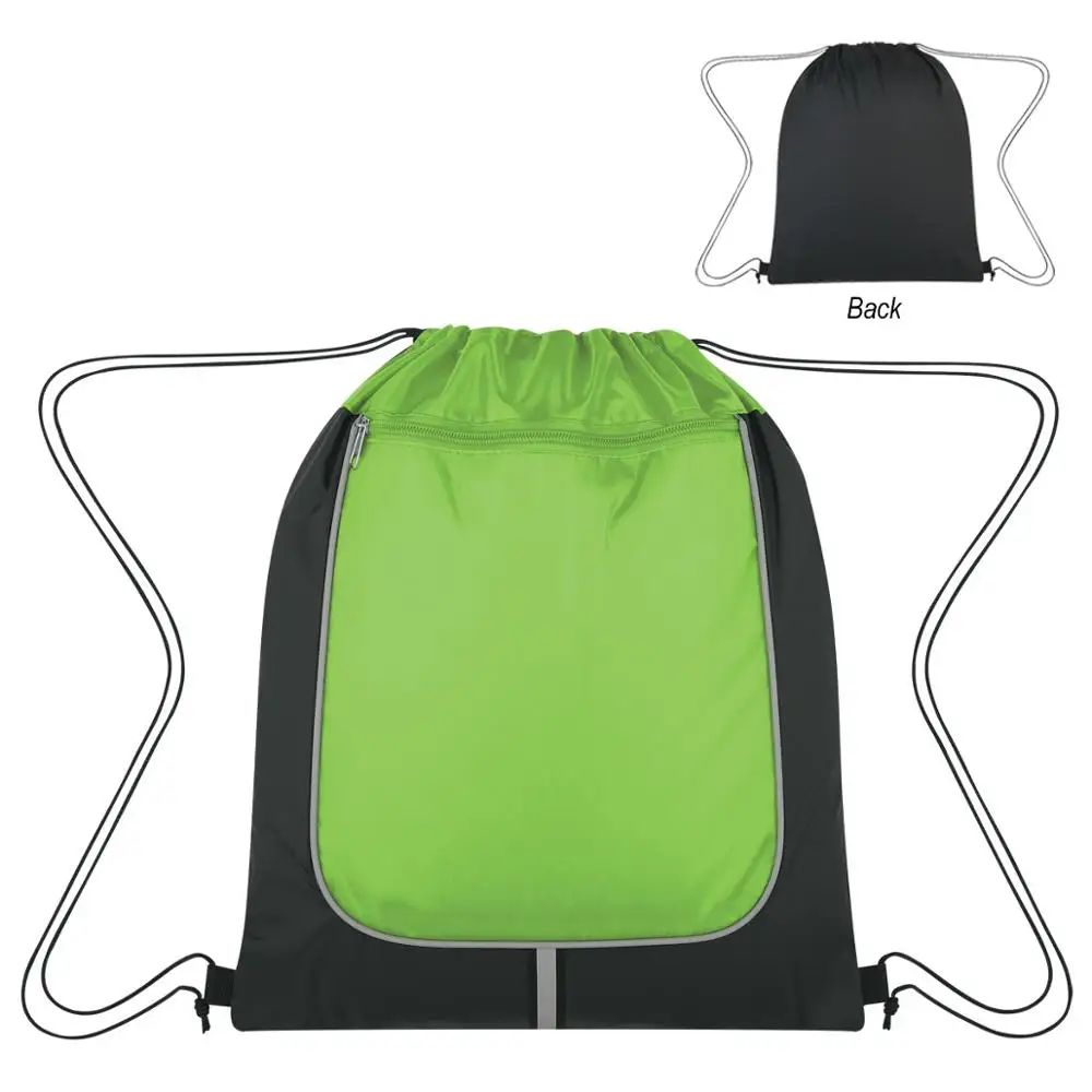 Six Colors Option 210d Polyester Achieve Drawstring Sports Pack - Buy ...
