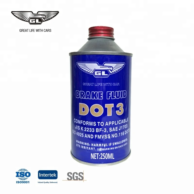 Car Care Lubricants Fully Synthetic Blue Color Liquid Brake Fluid Oil ...