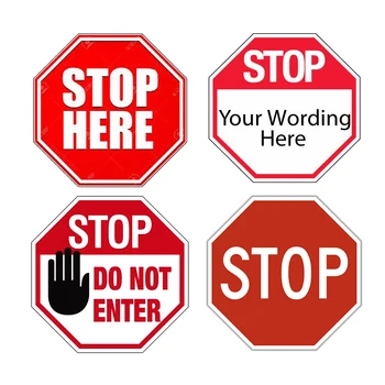 3m Custom Octagon Stop Sign Board Traffic Signs Silkscreen Printing ...