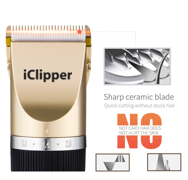 Iclipper-938 OEM Professional Barber Rechargeable Hair Clipper