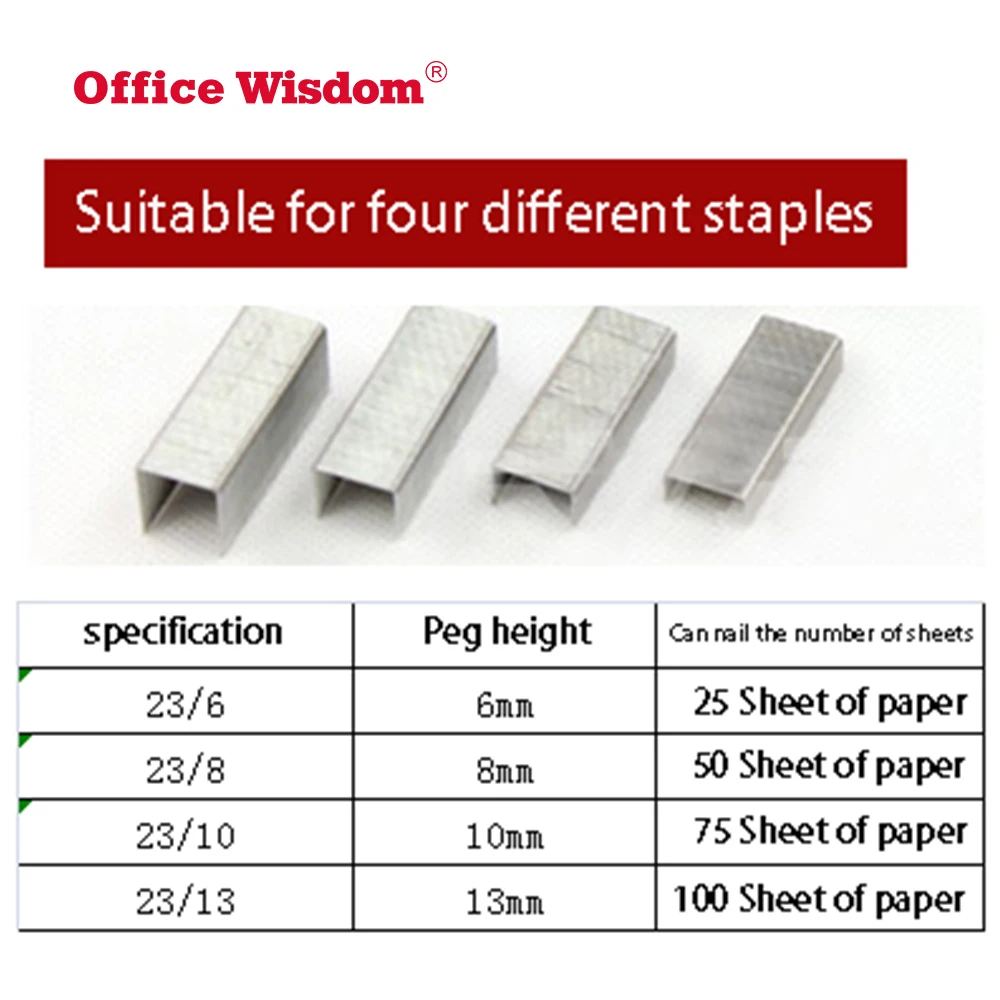 Wisdom Office Heavy Duty Stapler - Reliable Performance