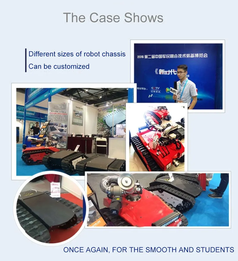 Large Delivery Robot Chassis Kit Payload Tracked Robot Tank Chassis ...