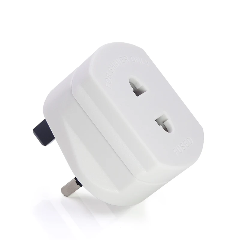 Eu 2 Pin To Uk 3 Pin Plug Adapter For Shaver & Razor Socket | Wholesale