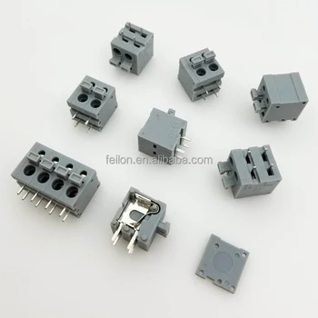 Pcb Screwless Terminal Block Soldering Type Spring Terminal Block - Buy ...