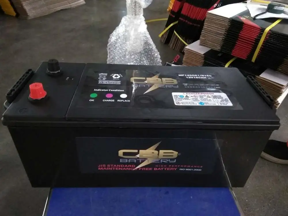 4D 12v150ah Maintenance Free Truck Battery - High Performance