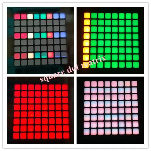 Houkem 1.2 Inch RGB LED Screen - 8x8 Dot Matrix Display