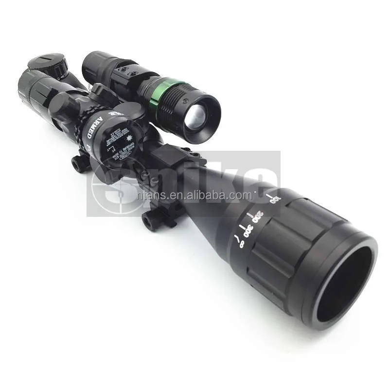 Spike 4-16X50 Scope with Red Laser Sight and Green Laser Flashlight