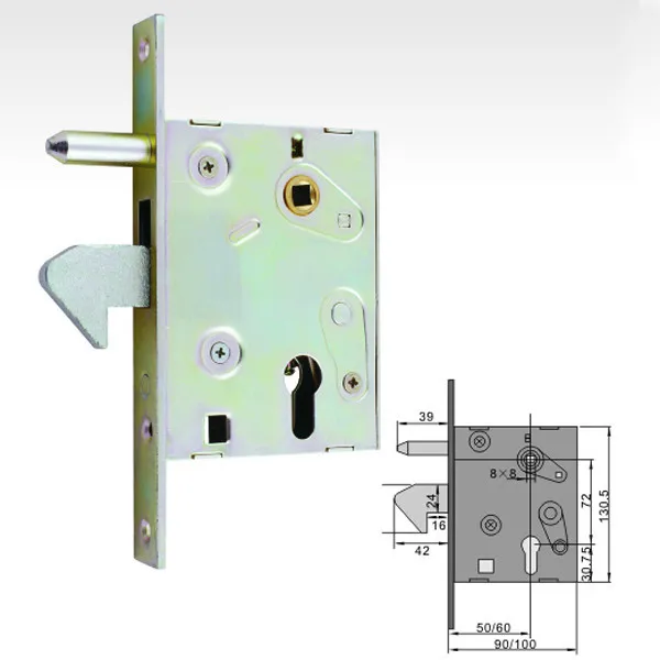 Cj-c001 Hook Latch High Security Door Lock Door Security Lock Mechanism ...